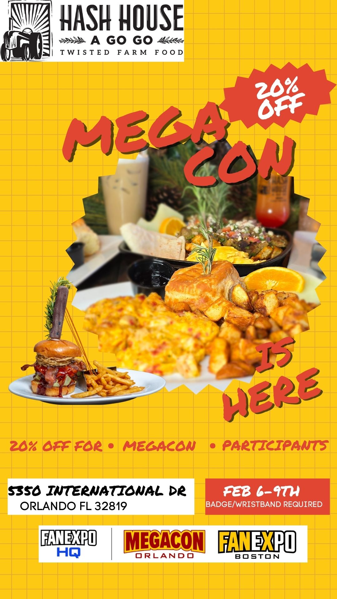 EVENT SPACE - Hash House a Go Go Orlando Location